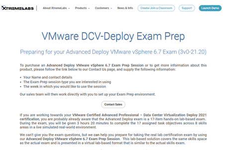 XtremeLabs Announces New VMware DCV-Deploy Exam Prep Labs | XtremeLabs