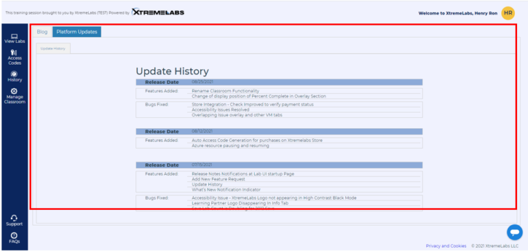 Brand New Changes Implemented in the XtremeLabs Account Portal | XtremeLabs