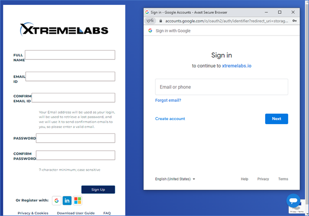 Xtremelabs Microsoft Login