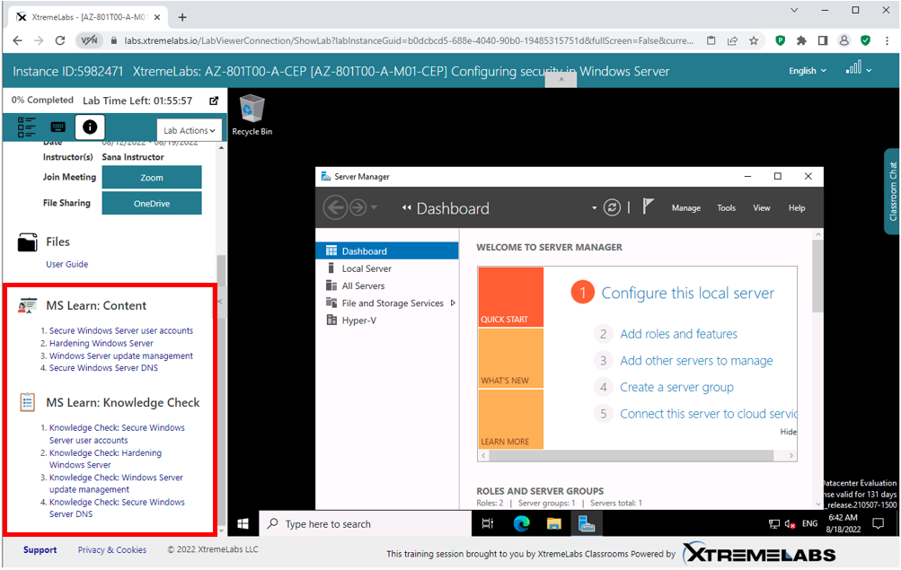 What’s New for Learners: Integration of External Content in Lab Portal ...