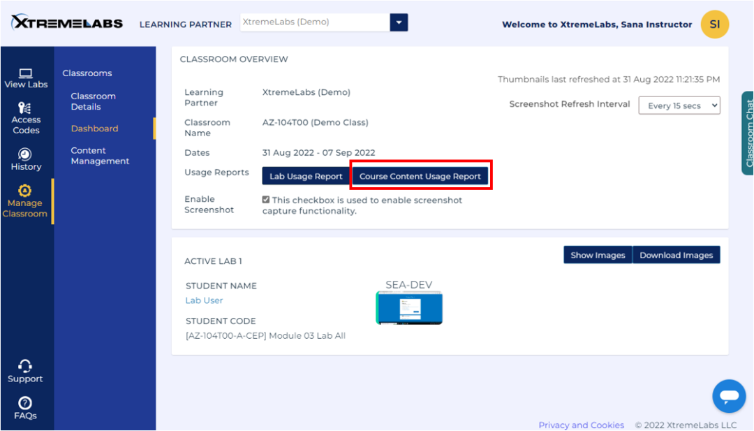 What’s New for Instructors – Content Management | XtremeLabs