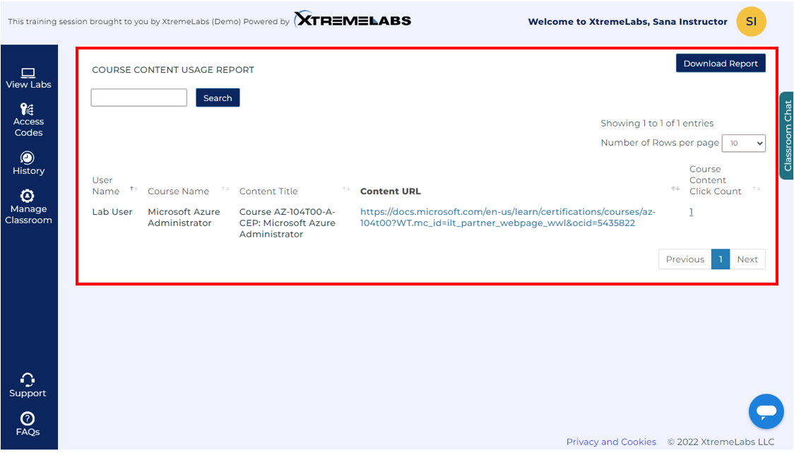 What’s New for Instructors – Content Management | XtremeLabs